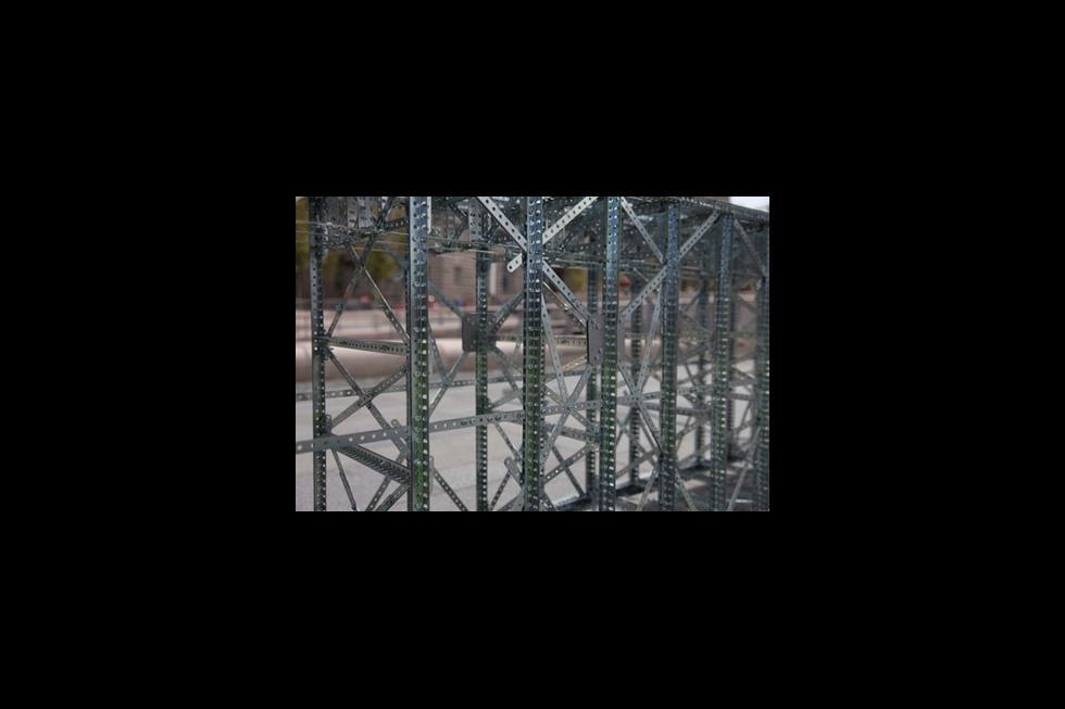 James May walks across Atkins' Meccano bridge in Liverpool | News ...